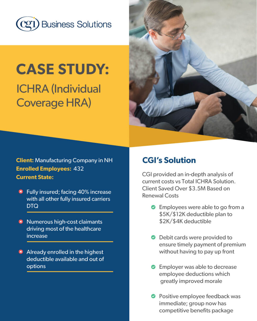 Case Study (ICHRA) NH Manufacturing - CGI Business Solutions